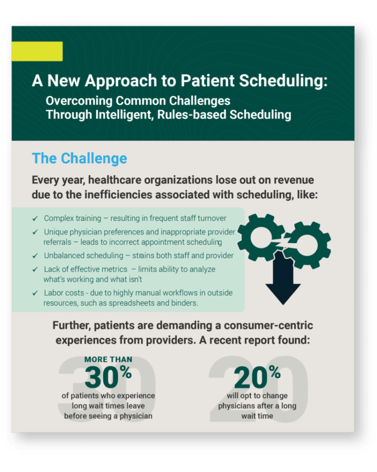 Reimagine Intelligent Scheduling: Patient-Centered Approach